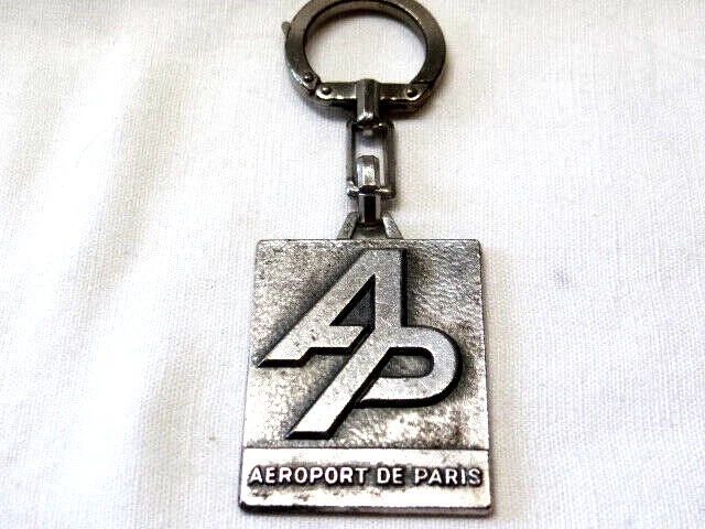 PORTE CLÉS AUGIS aviation ancien logo AEROPORT DE PARIS années 70 EUR 5 ...
