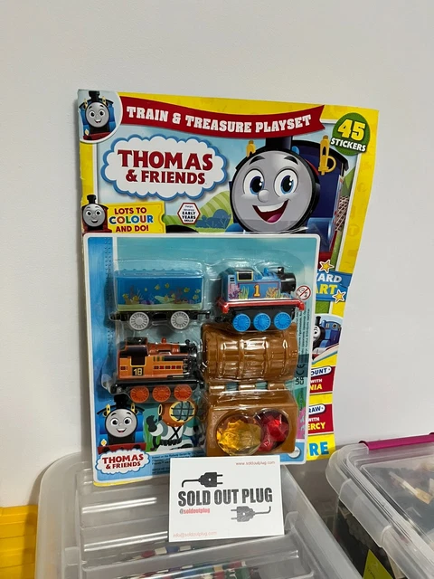 THOMAS AND FRIENDS Magazine Limited Edition Train and Treasure Playset ...