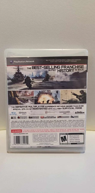 CALL OF DUTY Modern Warfare 3 ( PlayStation 3 PS3) COD MW3 Complete $9. ...
