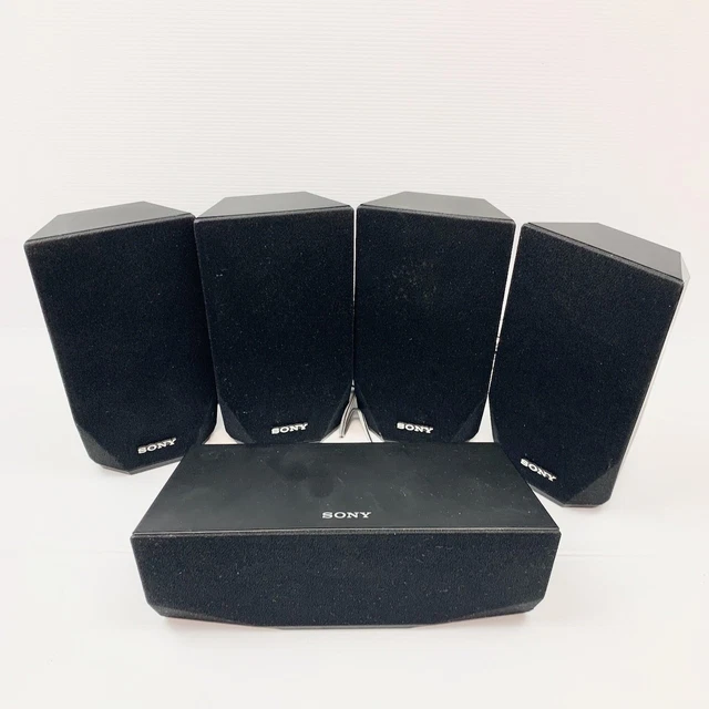 SONY SURROUND SOUND Speaker System Black 1 x SS-CTB121, 4 x SS-TSB121 ...