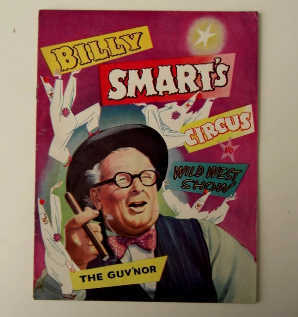 ORIGINAL VINTAGE BILLY Smarts Circus Programme Wild West Show 1958 £12. ...