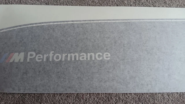 BMW F30 F31 Original M Performance side skirt Decal, Graphics, foil ...