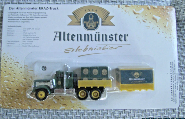 MODELL LKW BIER Truck Bierlaster Altenmünster Erlebnisbier EUR 2,50 ...