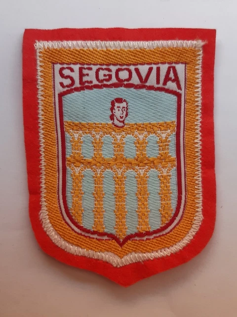 PARCHE ESCUDO PATCH Badge Ecusson Blason Segovia Castilla León Castille ...