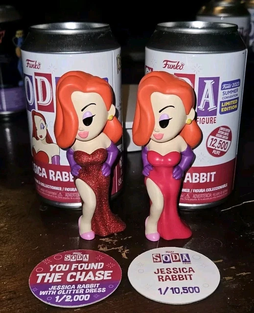 FUNKO SODA WHO Framed Roger Rabbit Jessica Rabbit Common And Chase ...