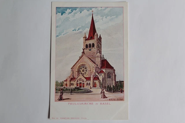 CPA SUISSE PAULUSKIRCHE in Basel (69142) EUR 8,00 - PicClick FR