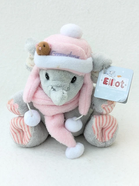 ELLIOT & BUTTONS Elephant Soft Toy Grandaughter Plush Cuddly Stuffed ...