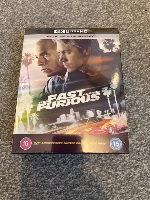 THE FAST AND the Furious 4K 20th Anniversary Steelbook £23.00 - PicClick UK