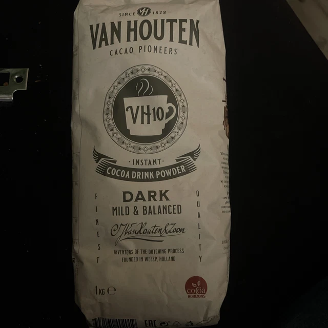 VAN HOUTEN TASTY VH10 Vending Dark Hot Chocolate Powder - Original 1kg ...