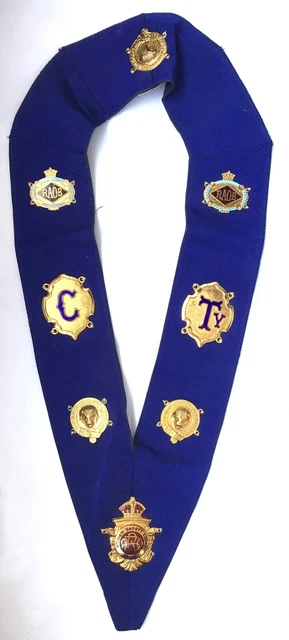 ECHARPE RAOB ROYAL Antedilivian Order Of Buff William Eacott Lodge ...