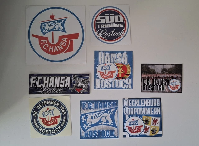 8 FC HANSA Rostock Aufkleber Ultras Hooligans Suptras Südtribüne ...