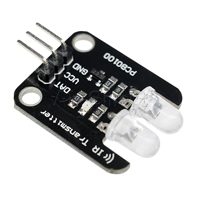 2 CHANNEL IR Infrared Transmitter Module Sensor Two-Way LED Indicate ...