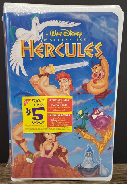 HERCULES VHS 1998 Walt Disney Masterpiece Clamshell NEW SEALED Vintage ...