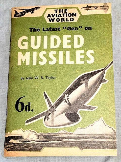 GUIDED MISSILES BOOK Vintage Fighter Planes Military USA Rocket Space ...