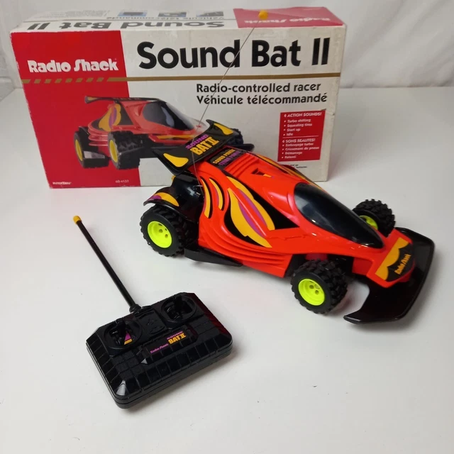 VINTAGE RADIO SHACK Sound Bat II Controlled Racer Car 60-4137 Boxed ...