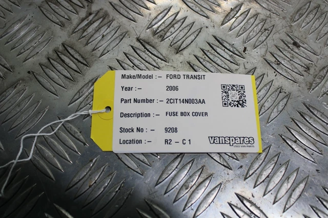 FORD TRANSIT MK6 Fuse Box Relay Cover 2000 - 2006 £30.00 - PicClick UK
