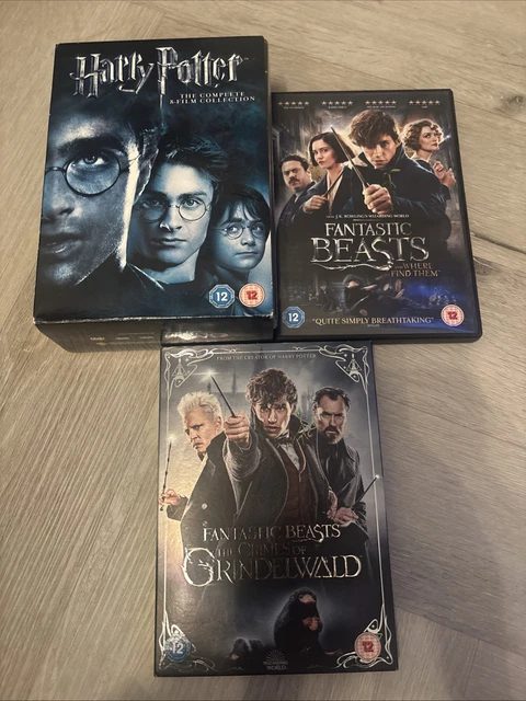 HARRY POTTER DVD Box Set 1 - 8 Complete Films + Fantastic Beasts ...