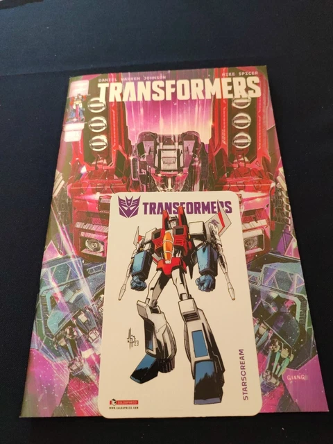 TRANSFORMERS #1 VARIANT Metallizzata - Lucca Comics 2024 - Starscream ...