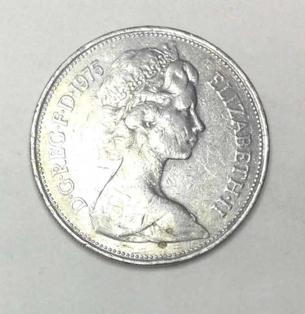 1975 QE11 U.K. England 10 New Pence Coin. Great quality, collectible ...