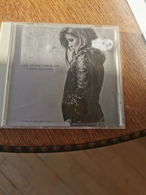 LISA MARIE PRESLEY-TO whom it may concern CD Promo Selten top zustand ...