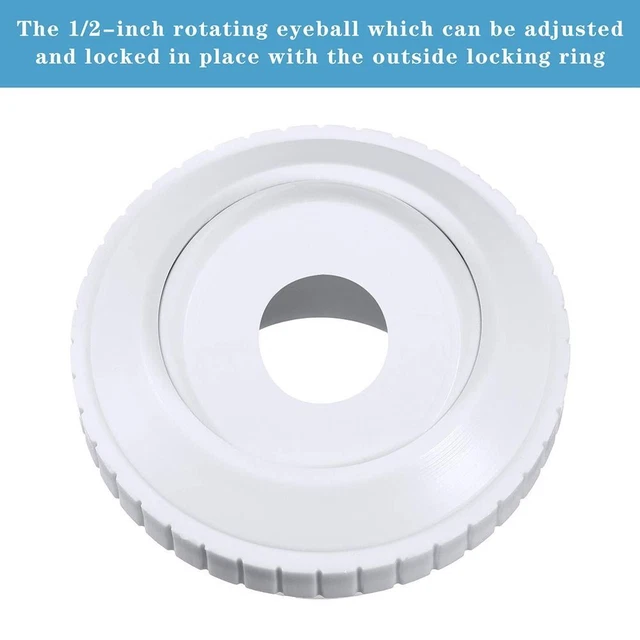 POOL RETURN FITTINGS Flow Inlet Fitting Water Outlet Nozzles Pool Jet ...