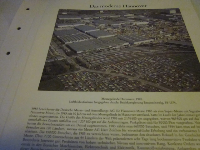 HANNOVER ARCHIV 10 Modernes Hannover 5020 Messegelände 1985 EUR 6,25 ...