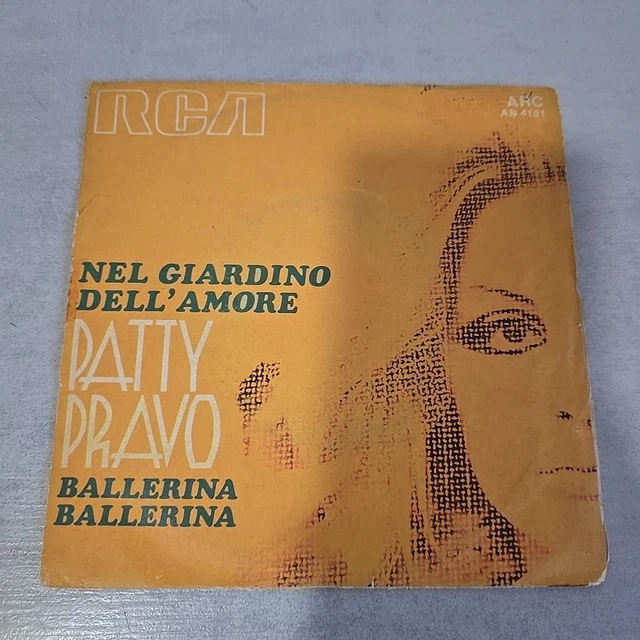 🎵PATTY PRAVO 🎵 Nel Giardino Dell' Amore Ballerina Ballerina 45 Italy ...
