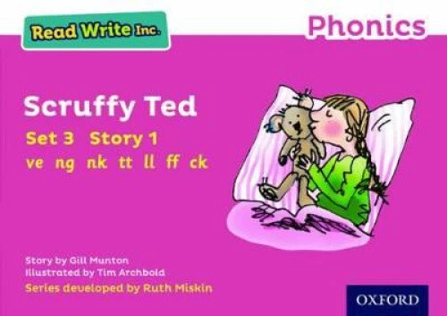 READ WRITE INC. Phonics: Scruffy Ted (Pink Set 3 Storybook 1) by Gill ...