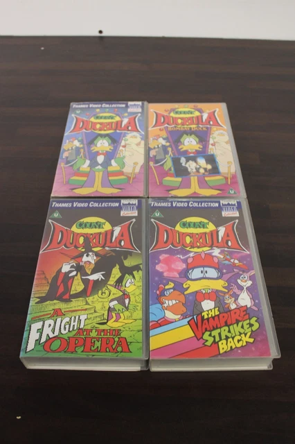 THAMES VIDEO COLLECTION x4 Count Duckula VHS Tapes Untested Vintage ... THAMES VIDEO COLLECTION x4 Count Duckula VHS Tapes Untested Vintage ...