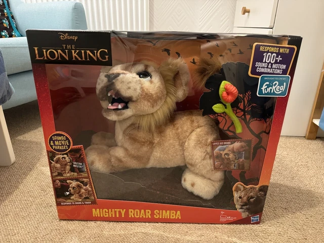 FURREAL DISNEY LION King Mighty Roar Simba Interactive Soft Toy £60.00 ...