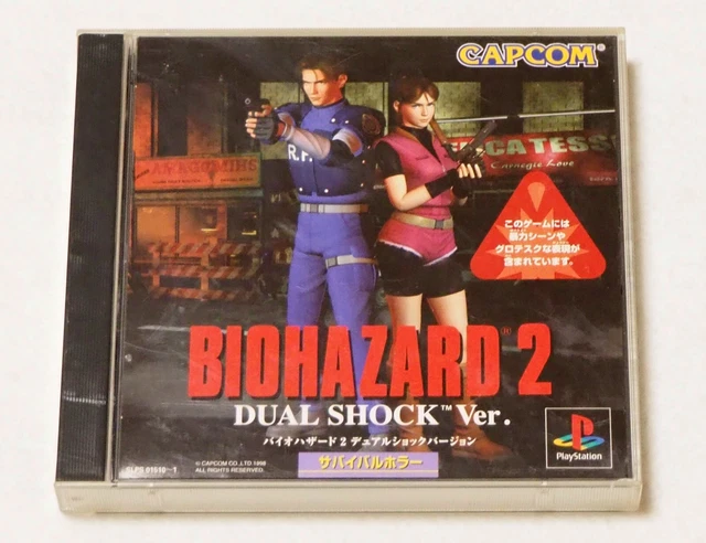 BIOHAZARD 2 DUAL Shock Ver. Resident Evil PS1 Sony PlayStation 1 - D'OCCASION - EUR 32,88 ...