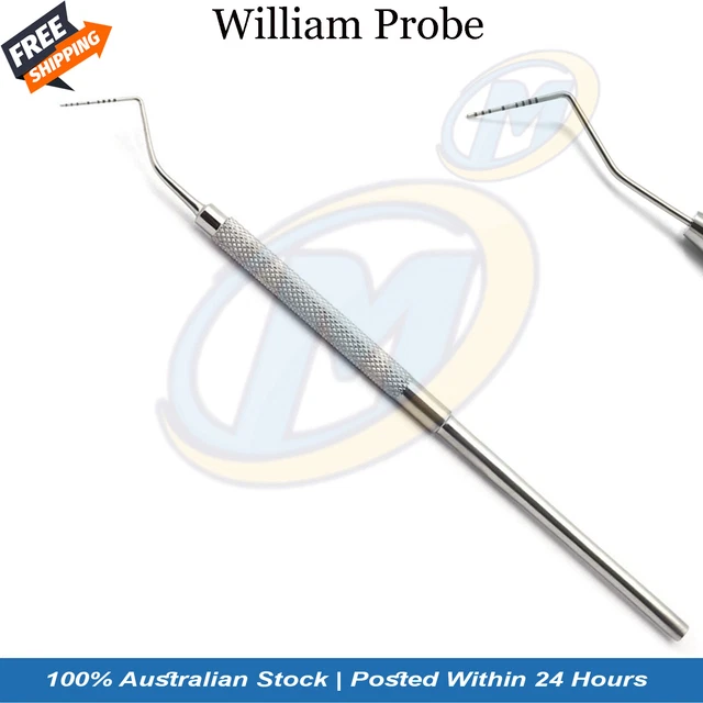 DENTAL EXPLORER EXAMINATION William Probe Diagnostic Periodontal Perio ...