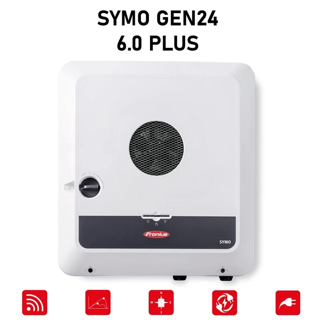 FRONIUS SYMO GEN24 6.0 PLUS PV Solar Wechselrichter Inverter | 0% MwSt. EUR 2.049,00 - PicClick DE