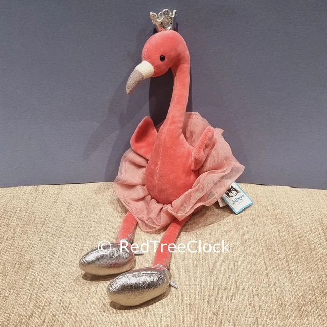 NEW JELLYCAT FANCY Flamingo Ballerina Soft Toy Plush BNWT 37cm With ...