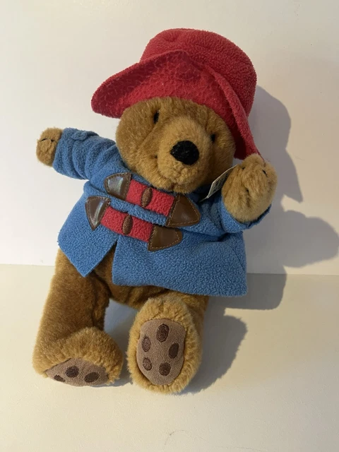 M&S PADDINGTON BEAR Plush 11” Cuddly Soft Toy Teddy Vintage Rare Full ...