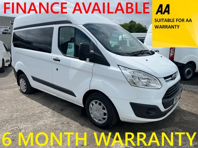 2017 FORD TRANSIT Custom 2.0 TDCi 130ps High Roof Kombi Trend Van MPV ...