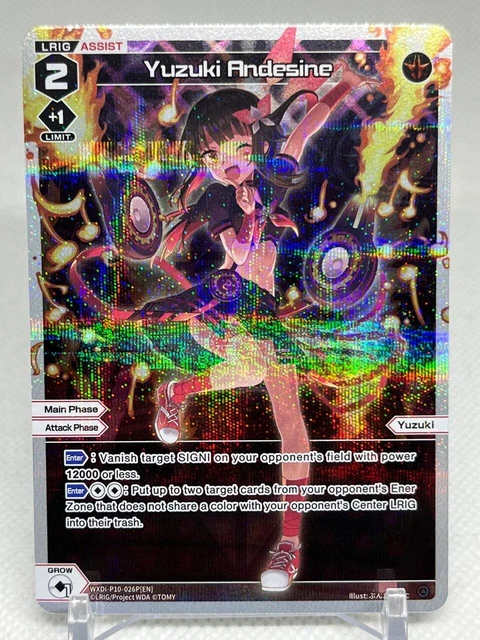 WIXOSS TCG WXDI-P10-026P[EN] YUZUKI ANDESINE [FOIL] EUR 3,00 - PicClick FR