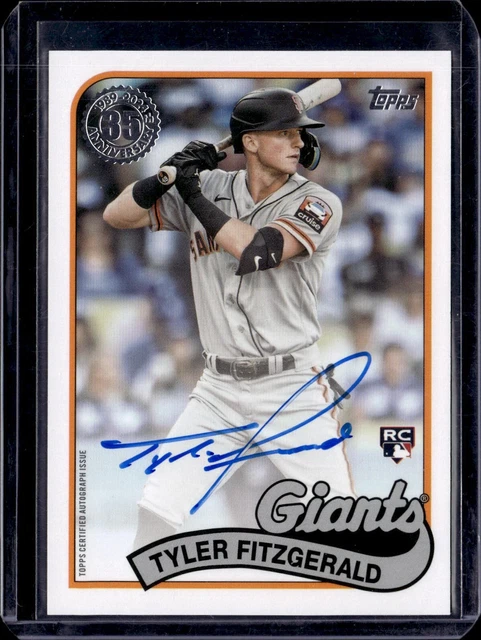 2024 TOPPS SERIES 2 Tyler Fitzgerald 1989 Rookie Auto San Francisco ...