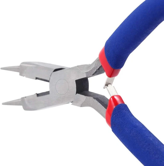 ROUND NOSE PLIERS with Cutter 5 Inches Micro Jewelry Tools for Wire ...