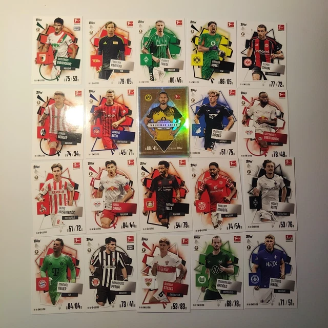 TOPPS MATCH ATTAX Bundesliga 25/26 2025/2026 All 1st Edition Card Lot ...
