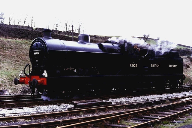 ORIGINAL SLIDE,EX MR/LMS 0-6-0 43924 KWVR undated view £1.40 - PicClick UK