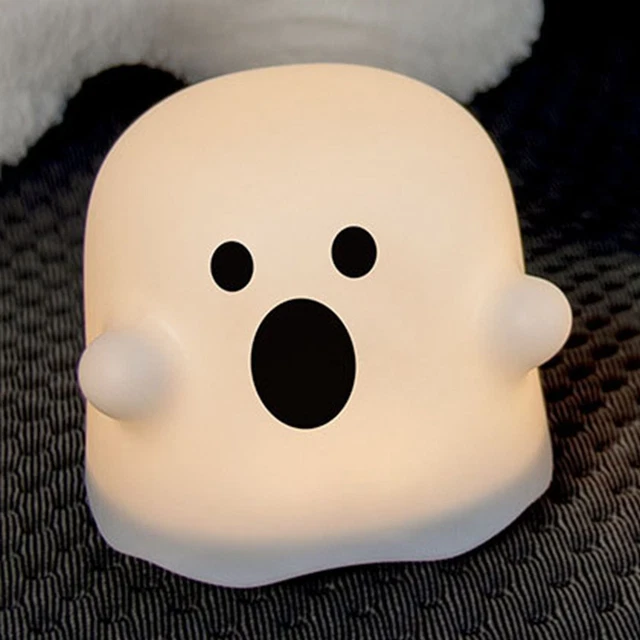 CUTE GHOST NIGHT Light Stepless Dimming USB Rechargeable Mini Kids Bedside HEN £14.48 - PicClick UK