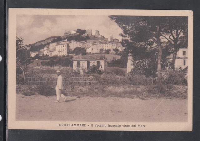 CARTOLINA GROTTAMMARE IL Vecchio Incasato visto dal Mare MC306 EUR 17,90 - PicClick IT