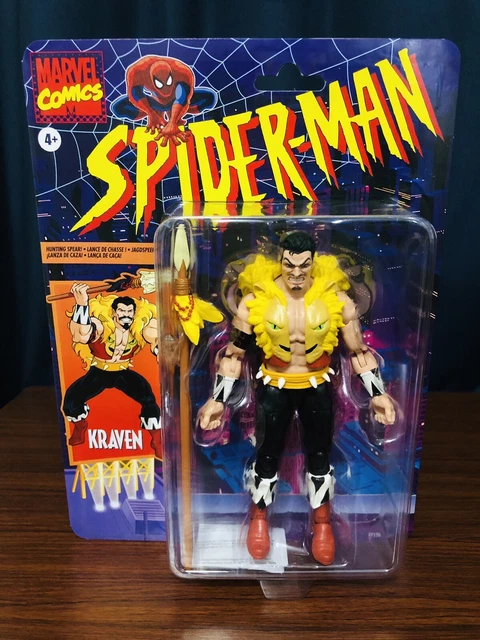 HASBRO MARVEL LEGENDS Retro Spider-Man KRAVEN THE HUNTER Walmart exklusiv EUR 33,01 - PicClick DE