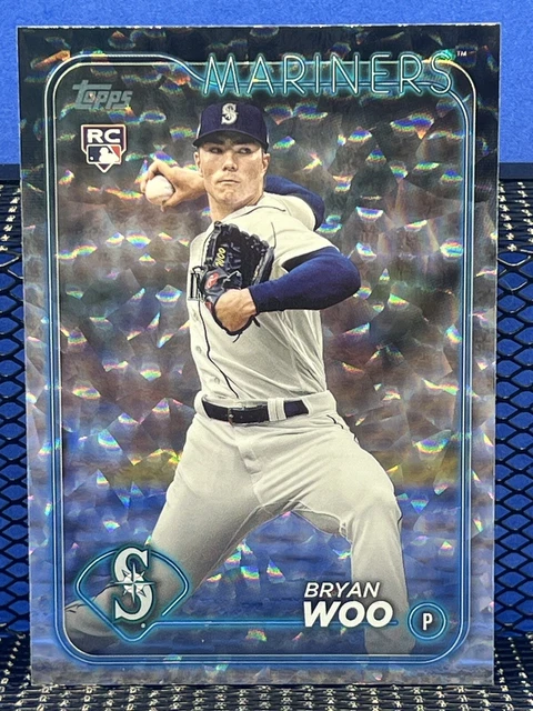 2024 TOPPS SERIES One BRYAN WOO Seattle Mariners Ice Foilboard $4.99 ...