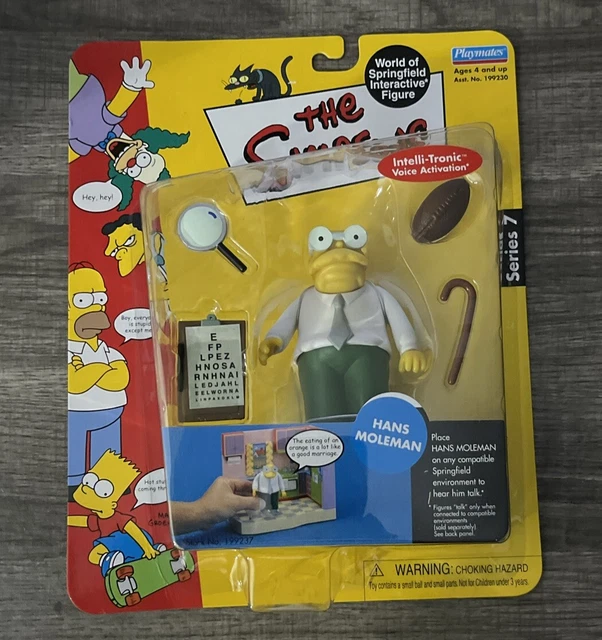 FIGURA INTERACTIVA PLAYMATES Simpson WOS HANS MOLEMAN serie 7 2001 EUR ...