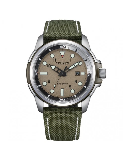 RELOJ CITIZEN HOMBRE AW1801-19X - Eco Drive, Acero, WR 10 Bar, Sea Land ...