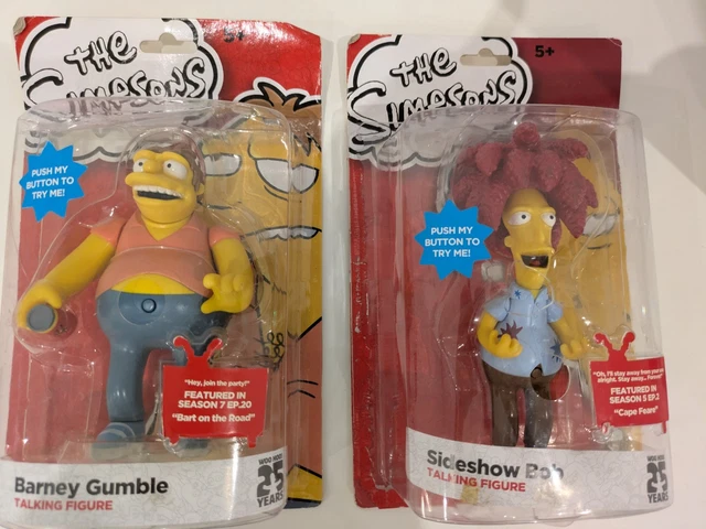 THE SIMPSONS BARNEY and Sideshow Bob 25 Years Anniversary Talking ...