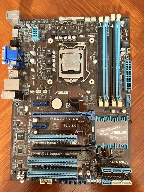 ASUS P8Z77-V LX LGA 1155 Intel Z77 Motherboard & Cooler Master CPU cooler £50.00 - PicClick UK