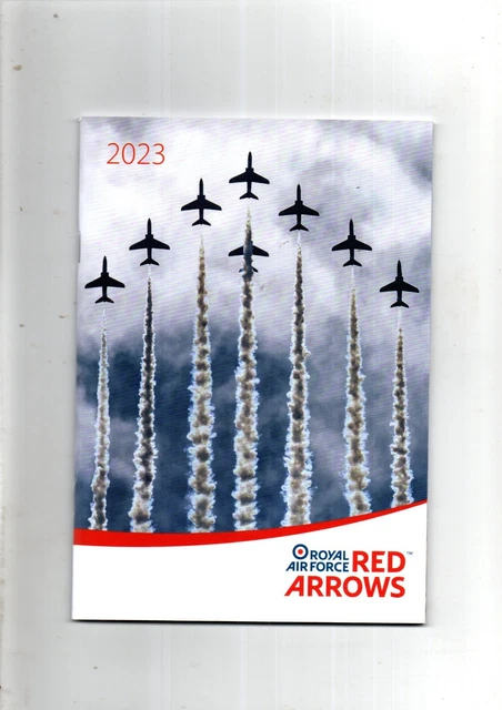 ROYAL AIR FORCE Red Arrows 2023 Programme Booklet New Unused £8.99 ... ROYAL AIR FORCE Red Arrows 2023 Programme Booklet New Unused £8.99 ...